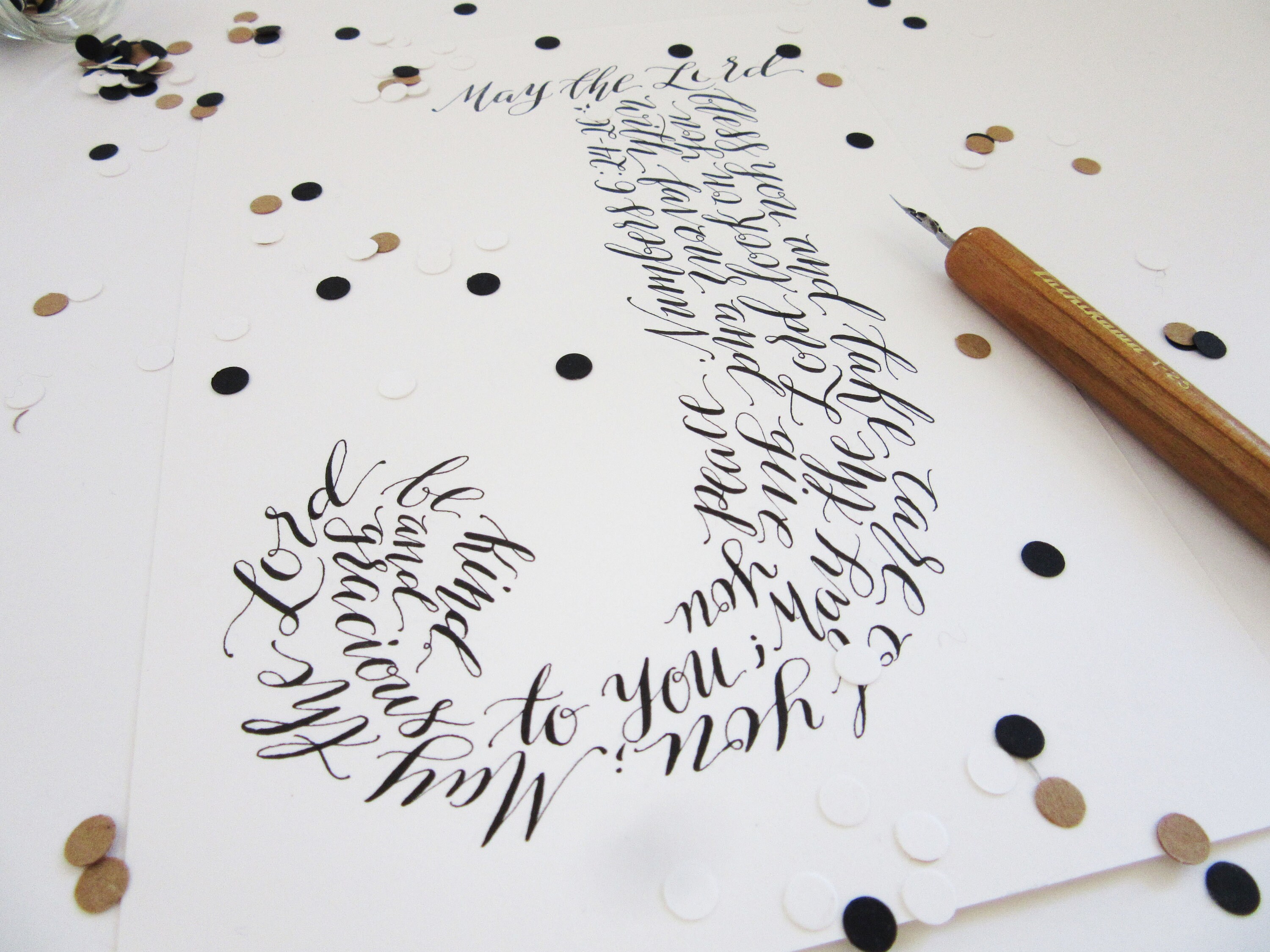 Custom Hand-calligraphy Letter Artwork Baptism Christening - Etsy Australia