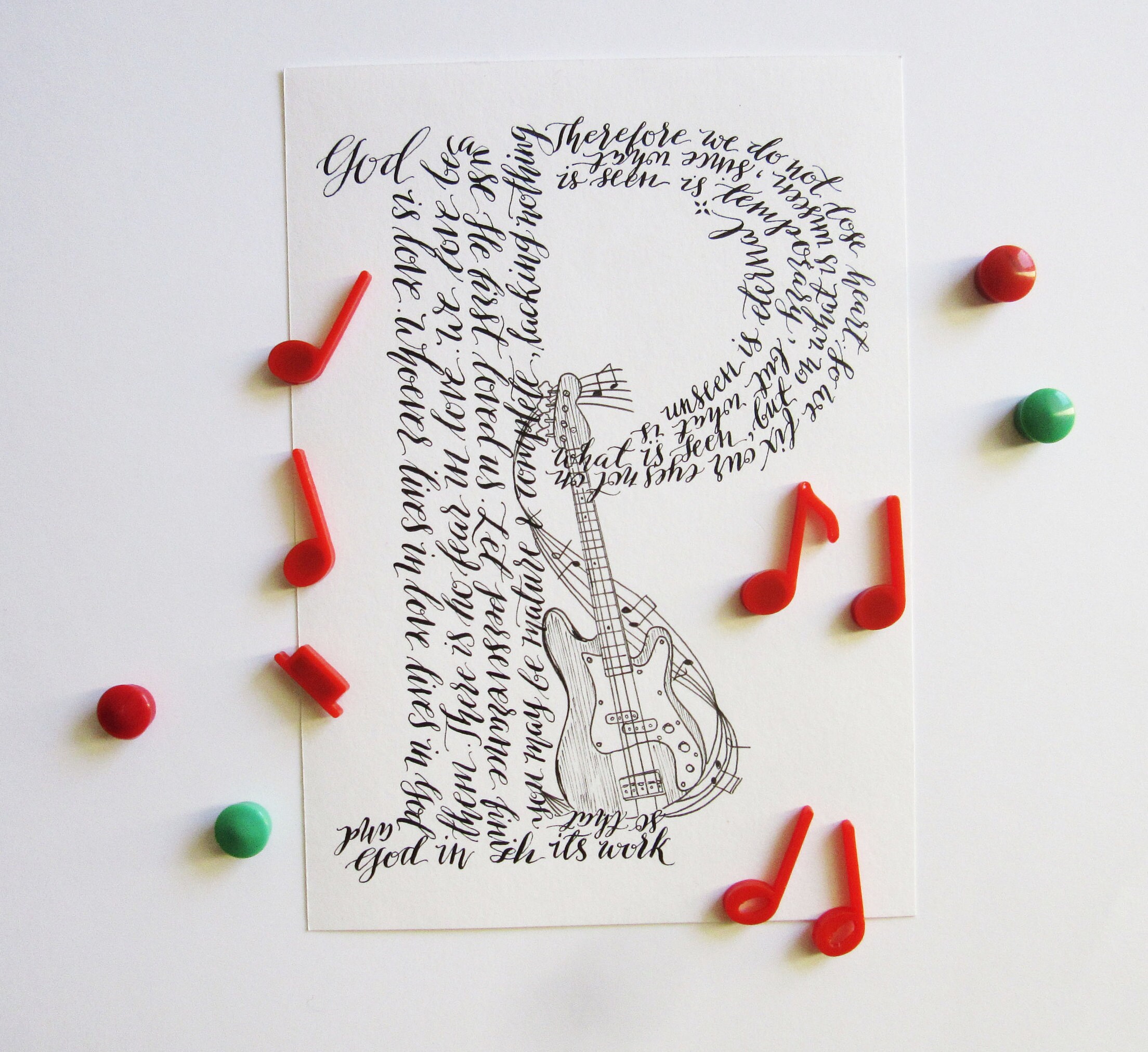 Custom Hand-calligraphy Letter Artwork Baptism Christening - Etsy Australia