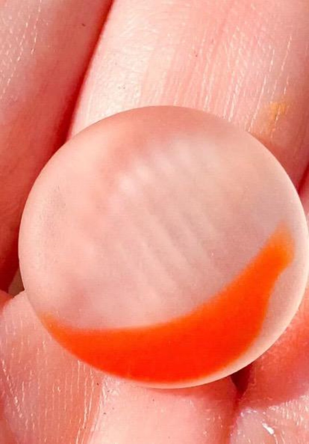 Sea Glass Ohajiki - Rare Orange Japanese Marble - Etsy