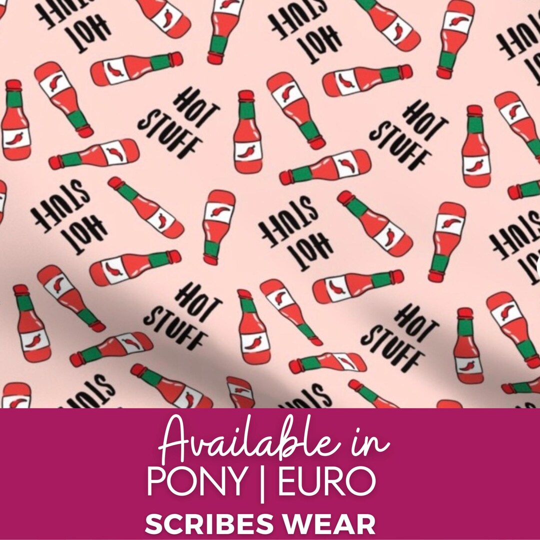 Hot Stuff, Chill Hot Sauce | Valentine's Humor Scrub Cap | Surgical Cap ...