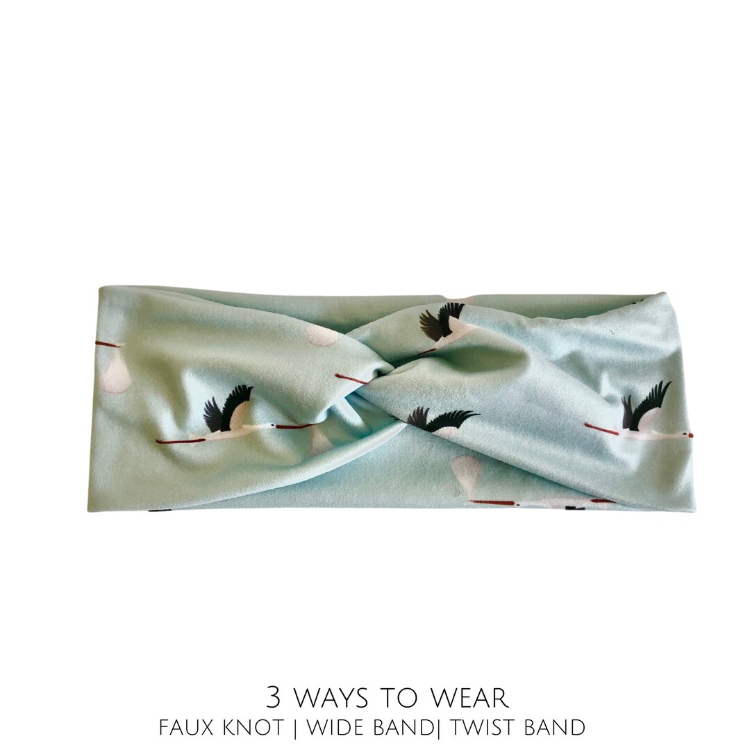 NEW Baby Stork Headband Nice Pics Labor and Delivery Headband 3 Ways to ...
