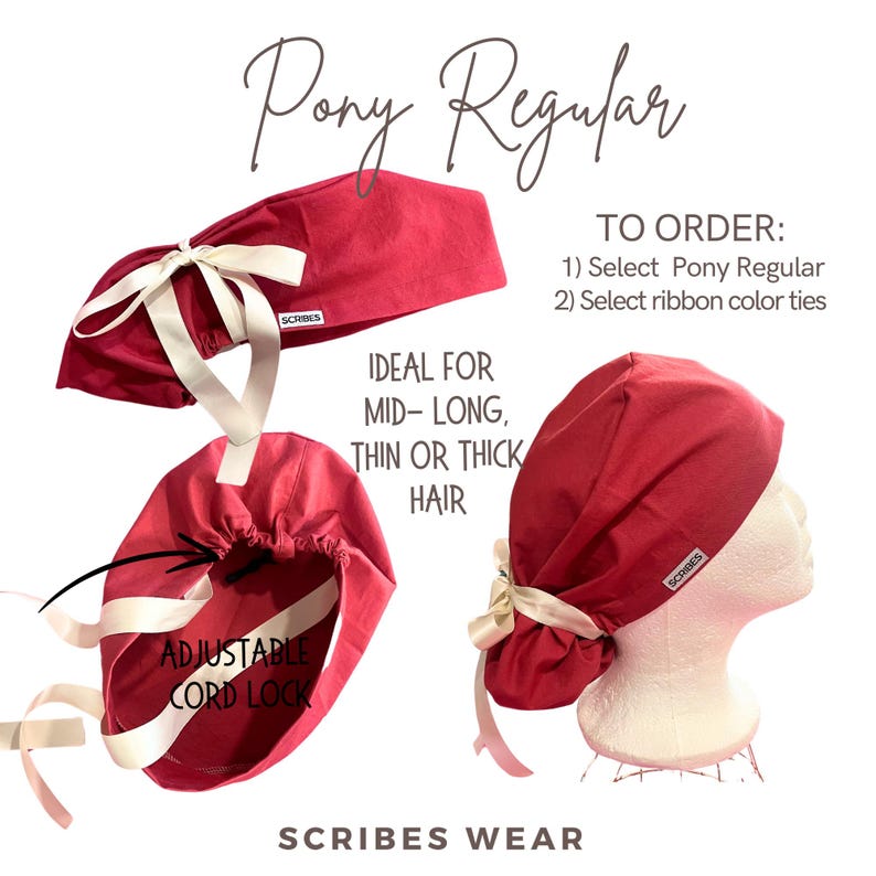 Kidneys Damask Surgical Caps Pony | Hybrid | Euro Scrub Cap - Etsy