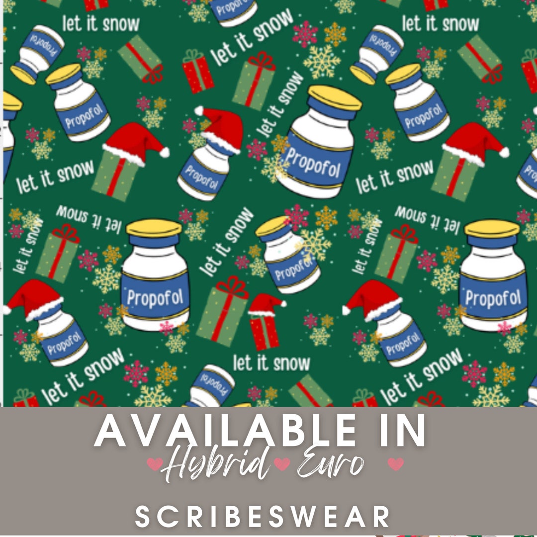 Let It Snow in Propofol for Christmas Anesthesia Meds Pony Hybrid euro ...