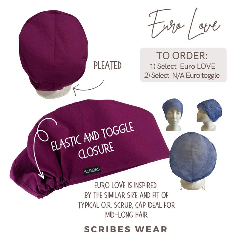 Kidneys Damask Surgical Caps Pony | Hybrid | Euro Scrub Cap - Etsy