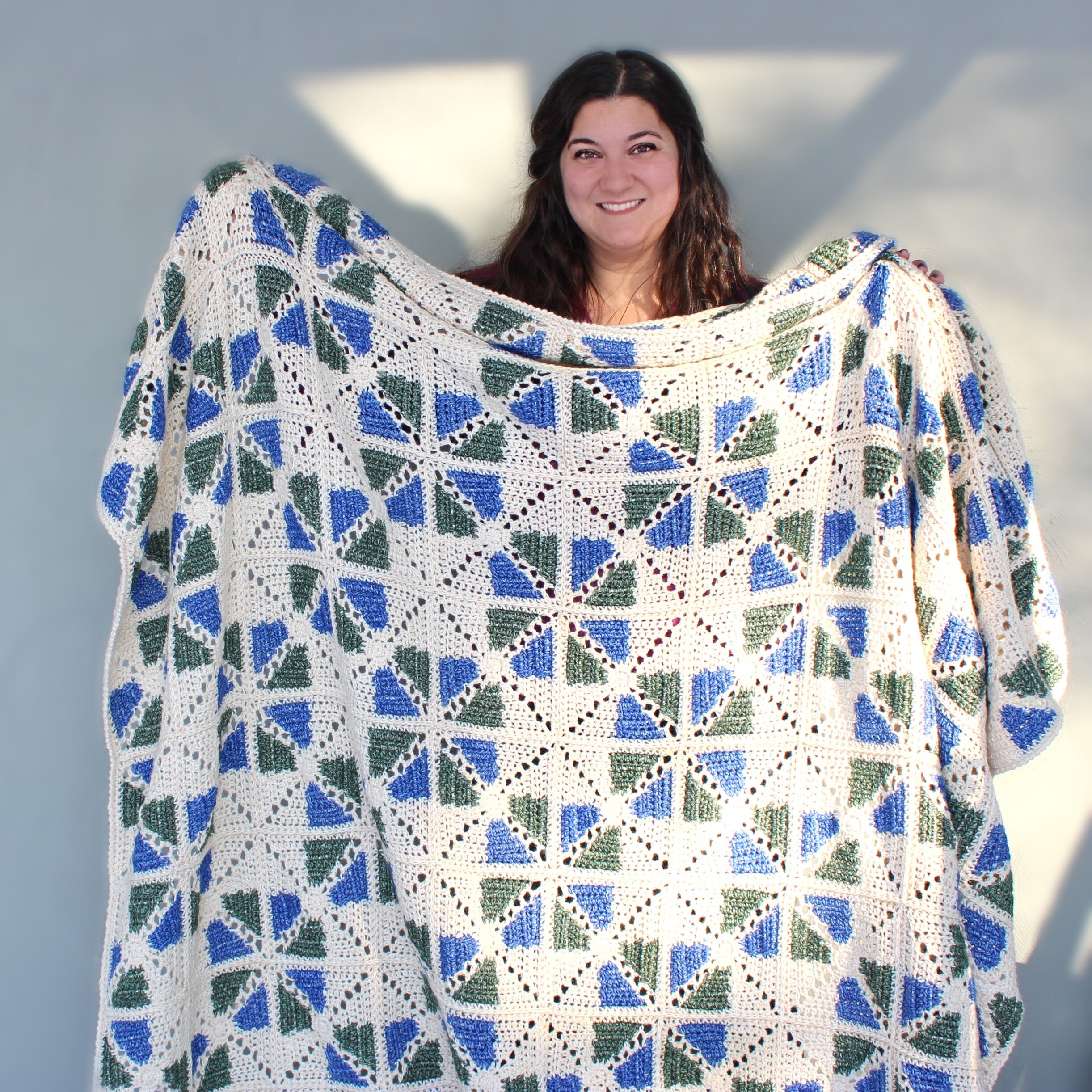 PDF CROCHET PATTERN Big Sky Crochet Quilt Blanket - Etsy