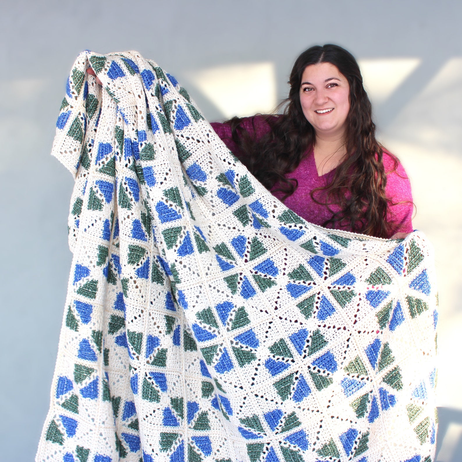 PDF CROCHET PATTERN Big Sky Crochet Quilt Blanket - Etsy