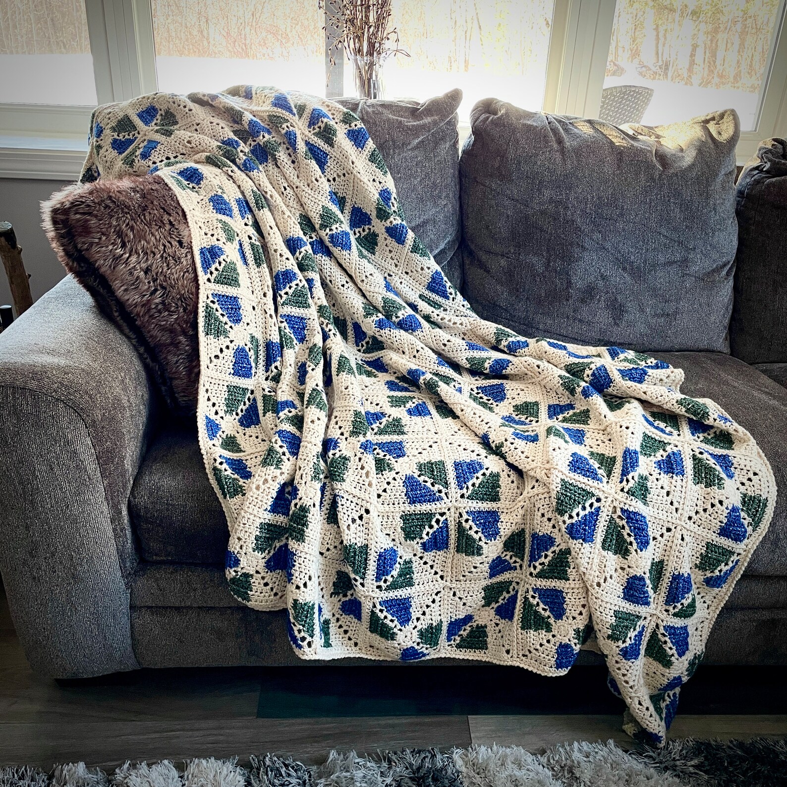PDF CROCHET PATTERN Big Sky Crochet Quilt Blanket - Etsy