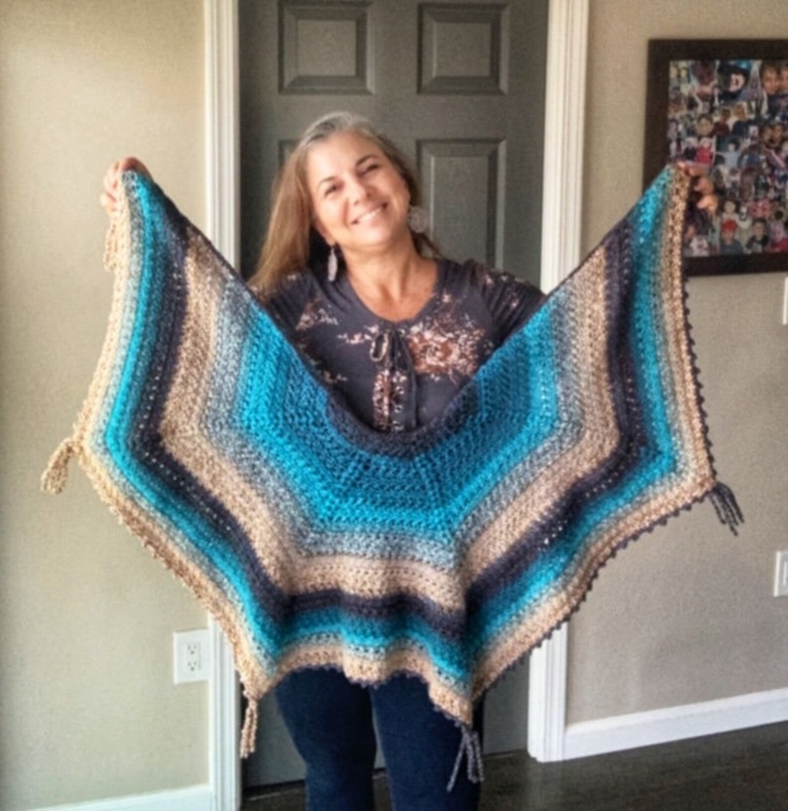 Onawa Trestle Wrap PDF Crochet Pattern - Etsy