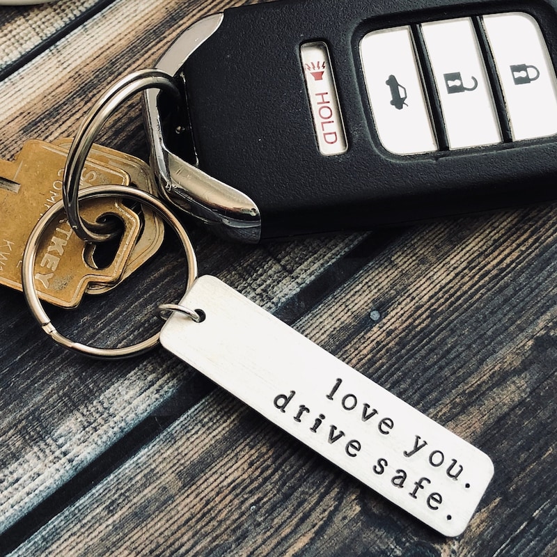 Drive Safe Keychain - Etsy
