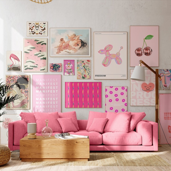 Preppy Wall Poster Set - Etsy