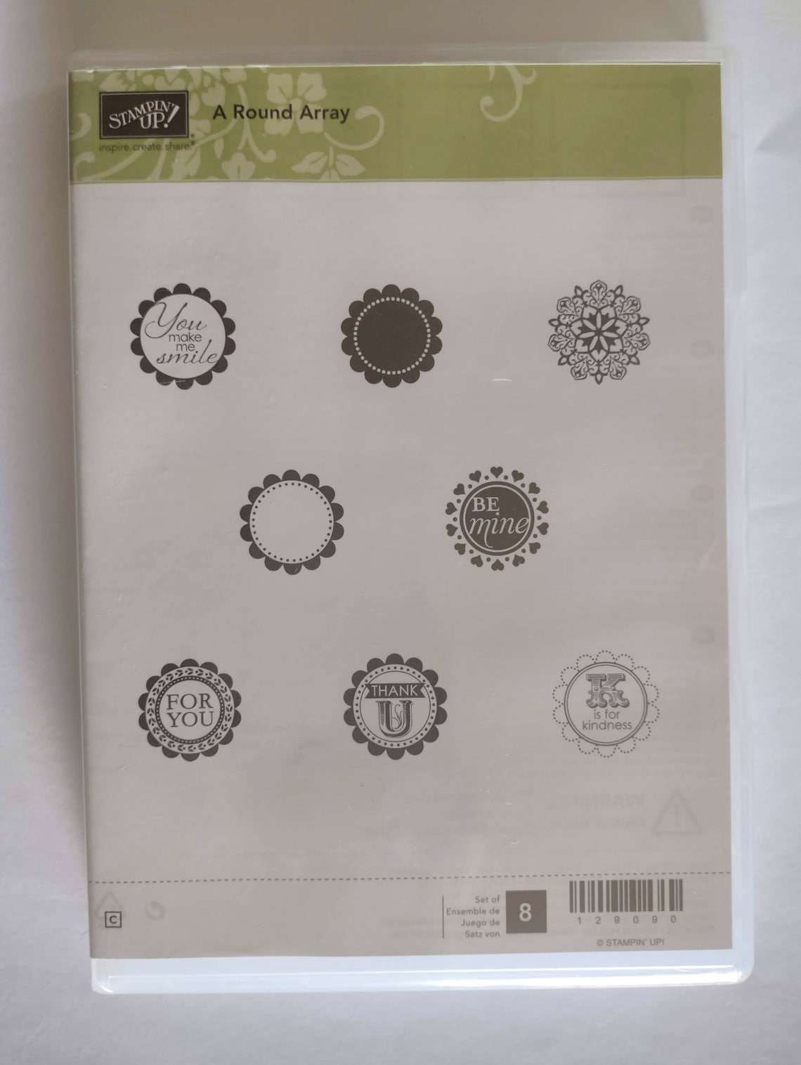 1 Stampin' Up! Stamp Set "round Array" - Etsy