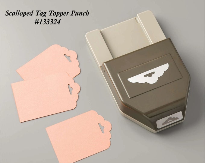 Stampin' Up! Scalloped Tag Topper Punch #133324 - Etsy