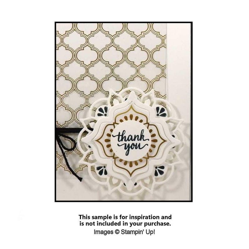 1 Stampin' Up! Dies "eastern Medallions" Thinlits - Etsy