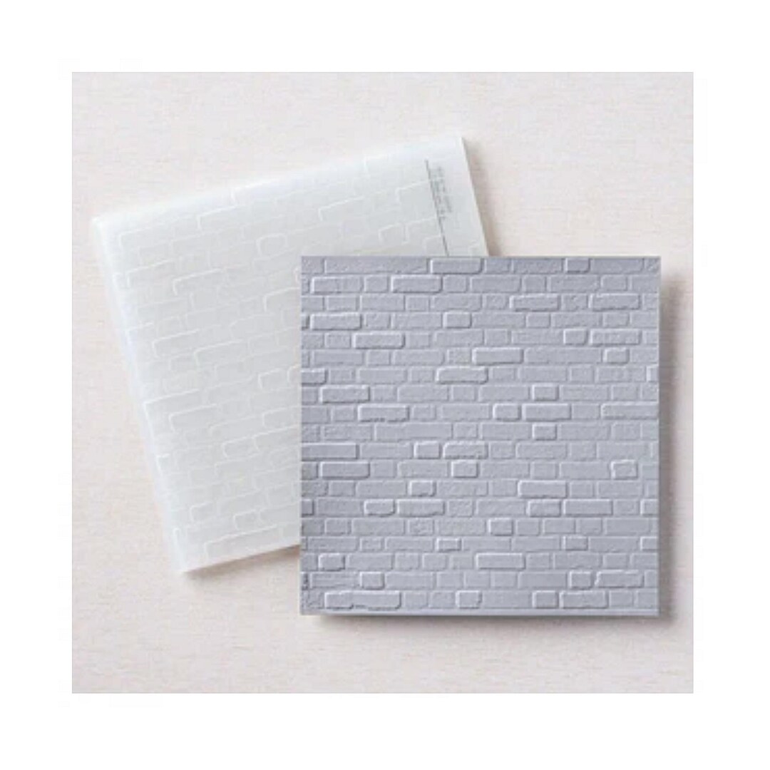 1 Stampin' Up Brick & Mortar 3D Embossing Folder - Etsy