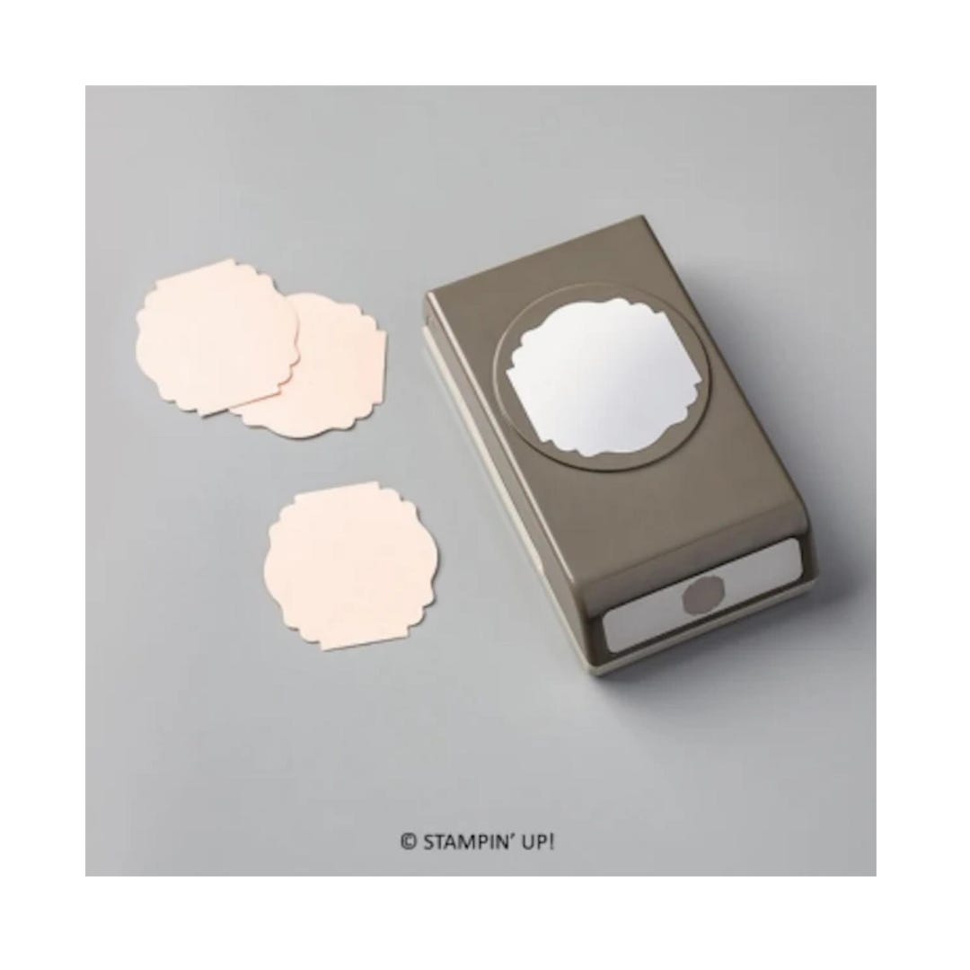 1 Stampin' Up! Punch "label Me Lovely" - Etsy