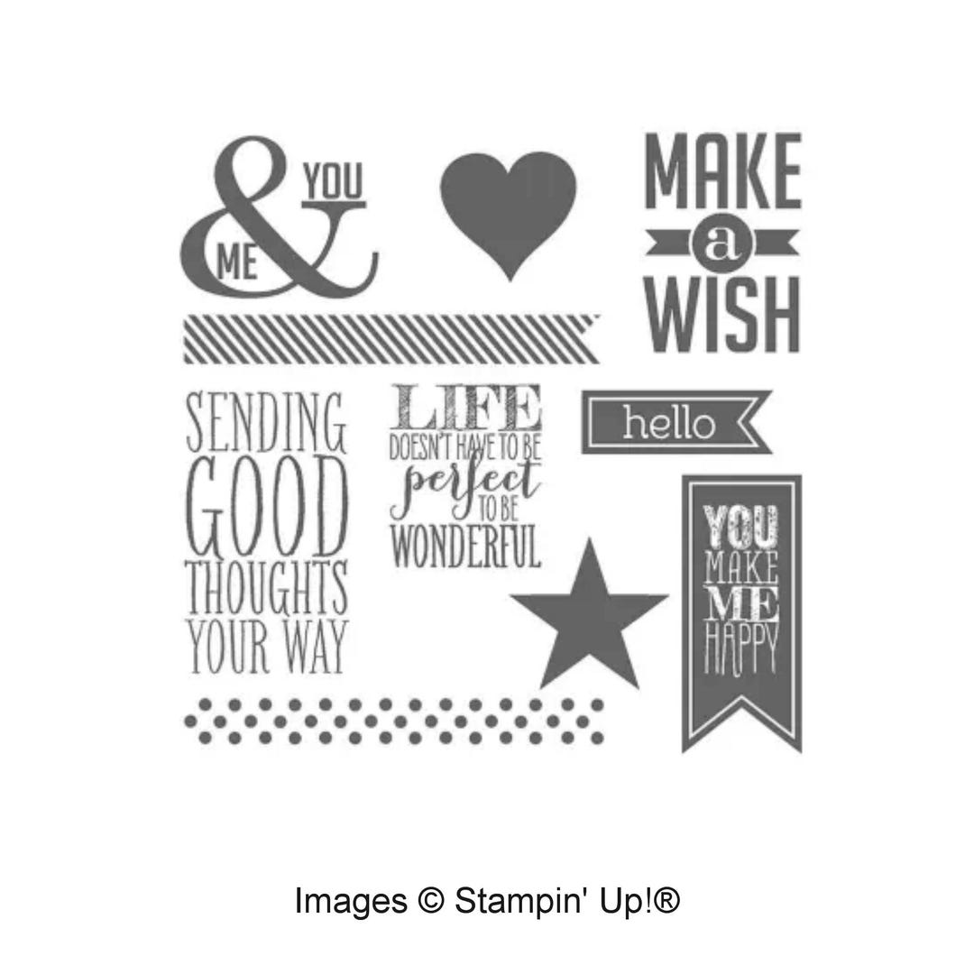 1 Stampin' Up! Stamp Set "perfect Pennants" - Etsy