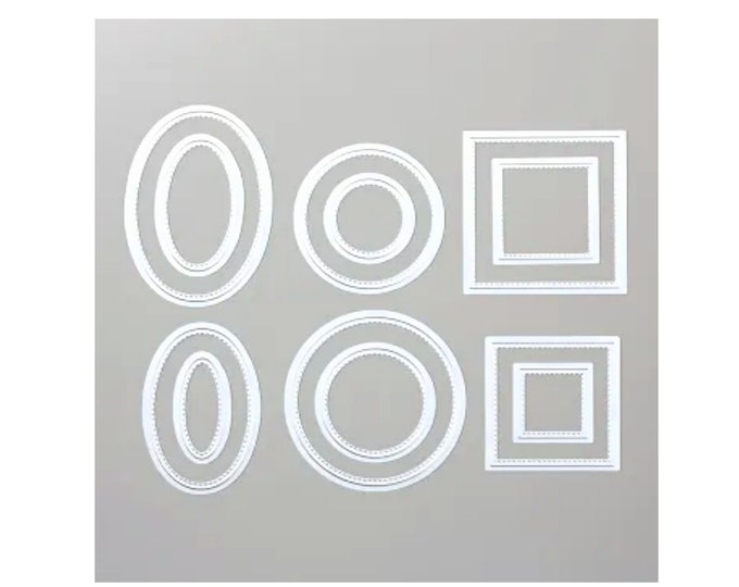 Stampin' Up! Dies "stitched Shapes Framelits" #145372 - Etsy