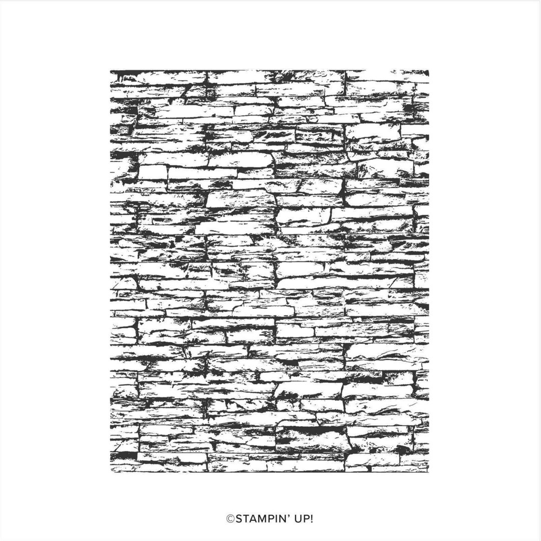 Stampin' Up Stamp Set stacked Stone 152556 - Etsy