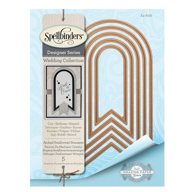 Spellbinders Dies "arched Swallowtail Pennants" - Etsy
