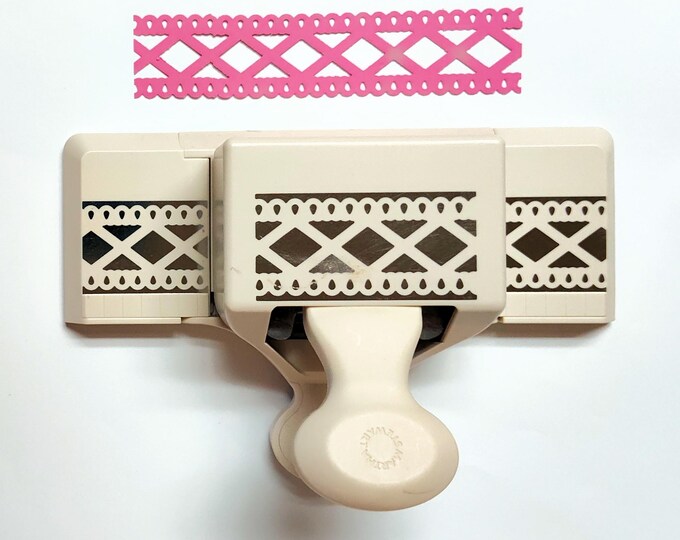 Martha Stewart Punch "double Edge Diamond Fence" - Etsy