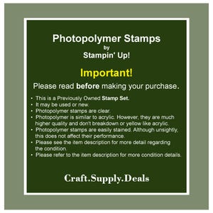 1 Stampin' Up! Stamp Set "happiness Surrounds" - Etsy