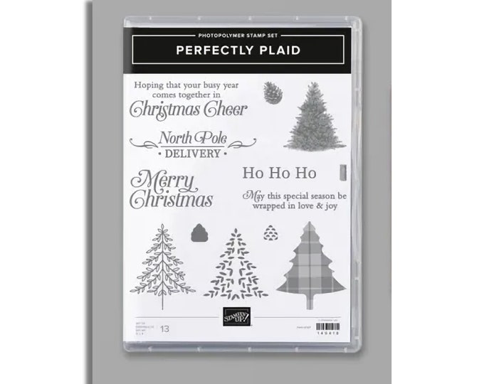 Perfectly Plaid Stamp Set Stampin' Up! #149418 - Etsy