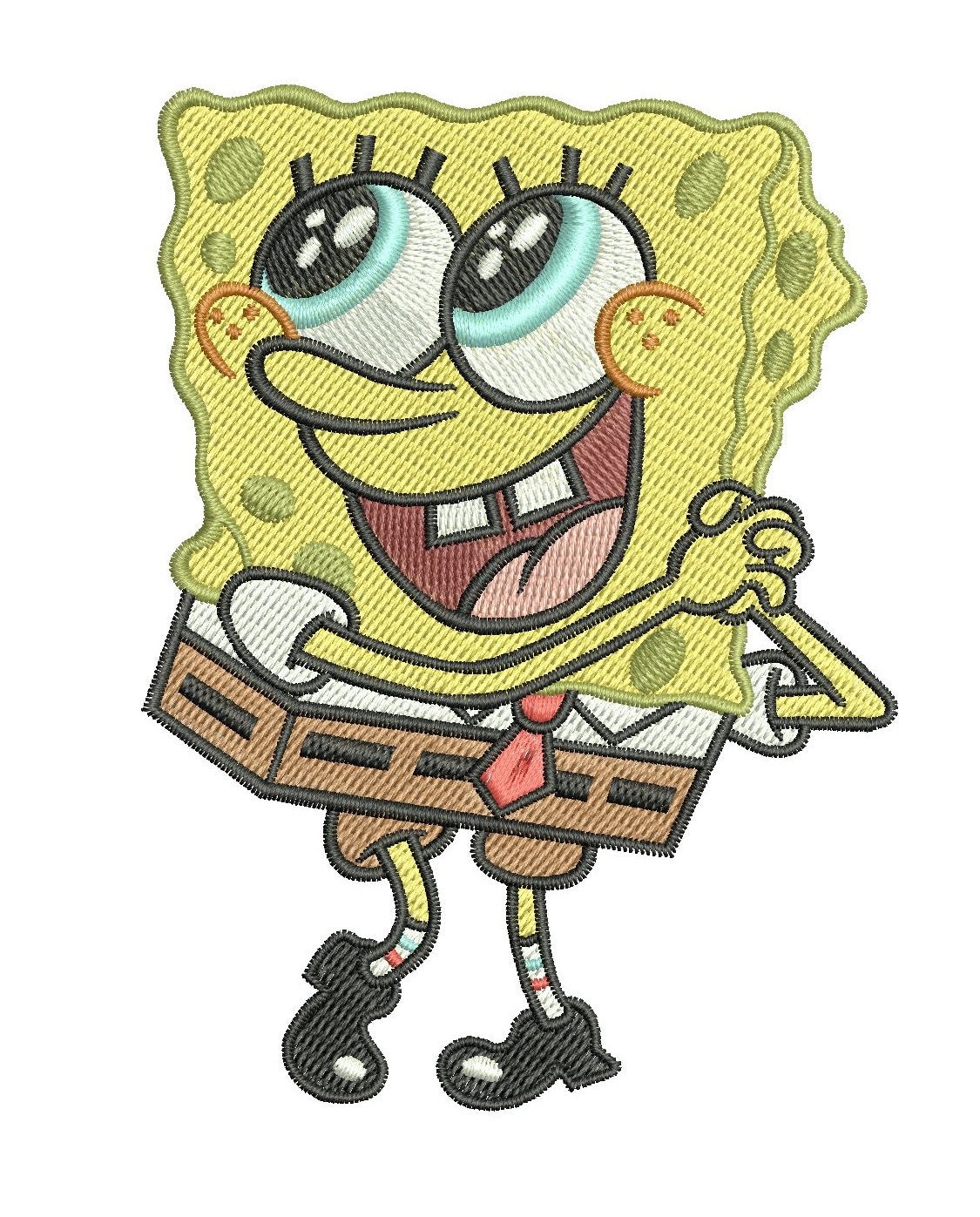 INSTANT DOWNLOAD Machine Embroidery Designs. SpongeBob. | Etsy