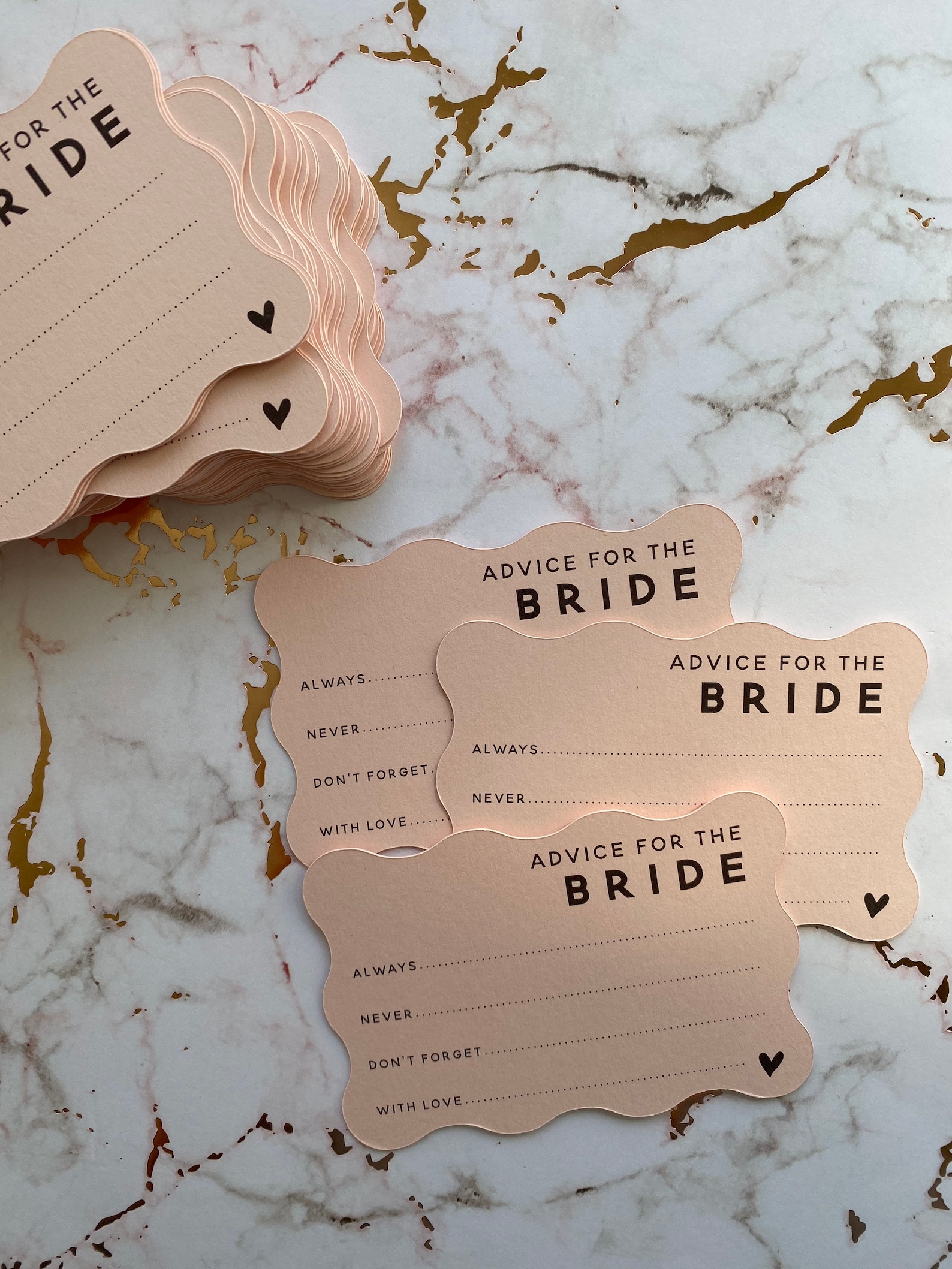 Wave Advice for the Bride Cards: Minimalism - Etsy Australia