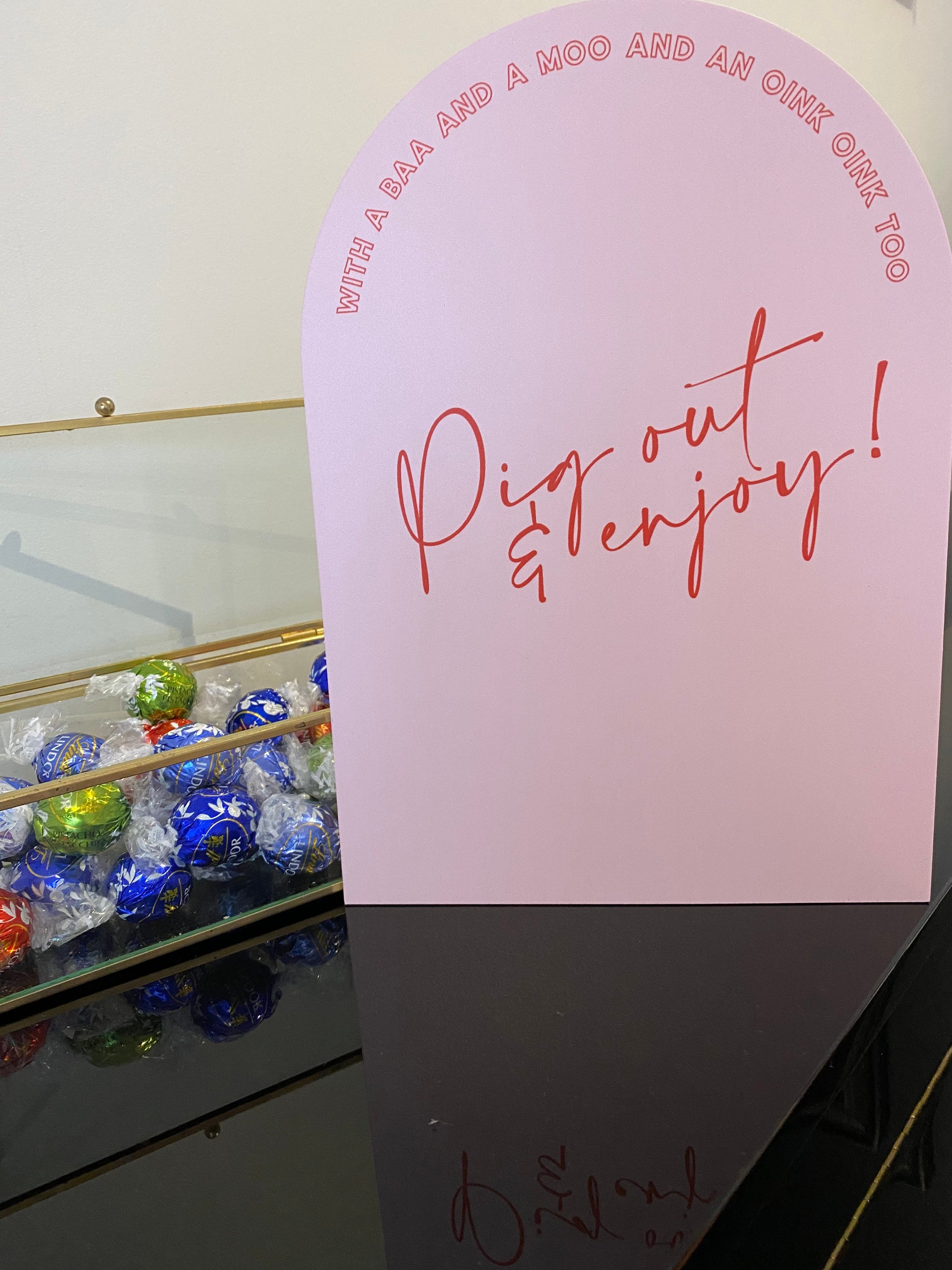 A5 or A4 Size Acrylic or Foam Tablesetting Table Menu Signs - Etsy ...