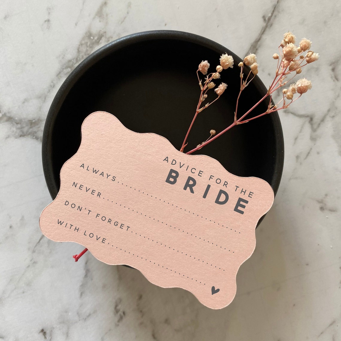 Wave Advice for the Bride Cards: Minimalism - Etsy Australia