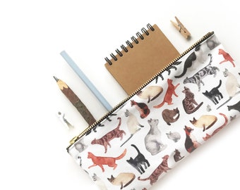 Cat pencil case | Etsy
