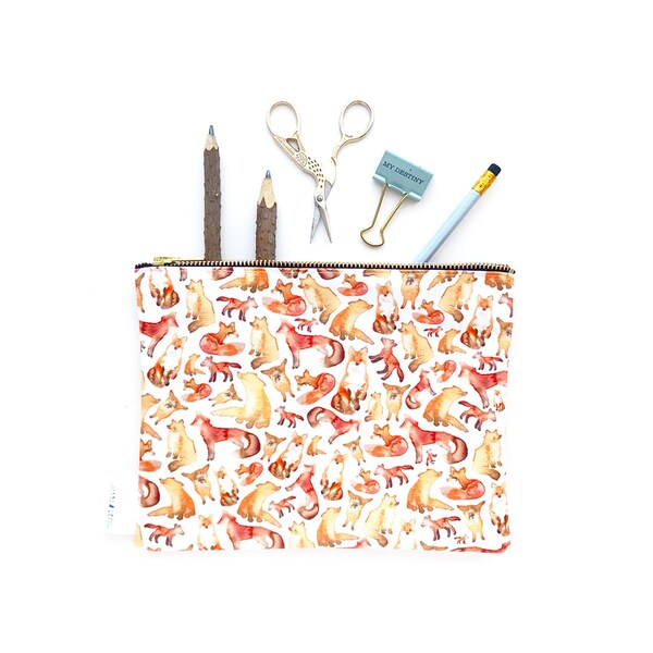 Fox Pencil Case - Etsy