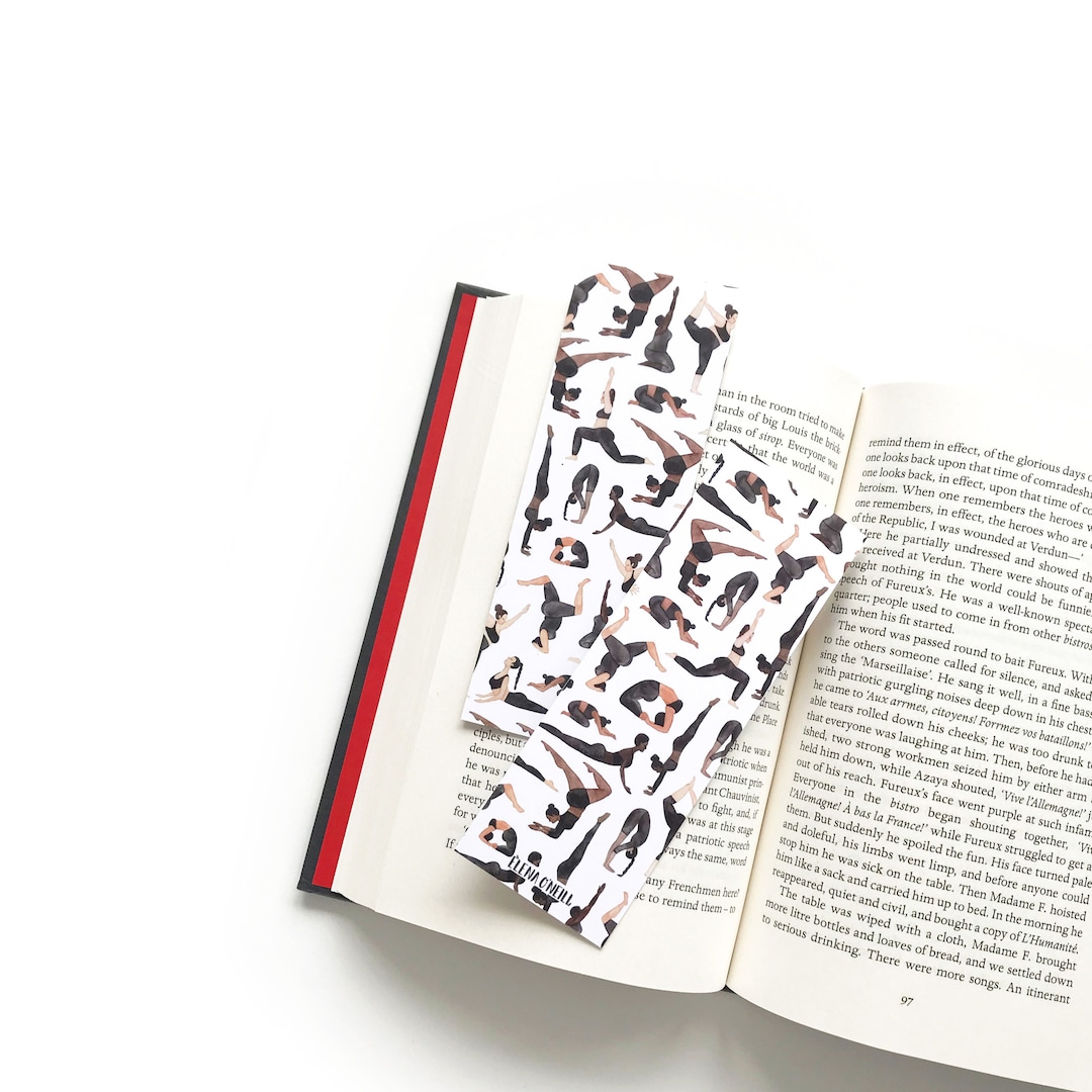Yoga Bookmark! (double Sided) - Etsy