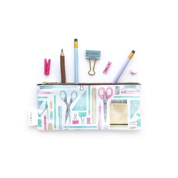 Back to School Pencil Case | Etsy