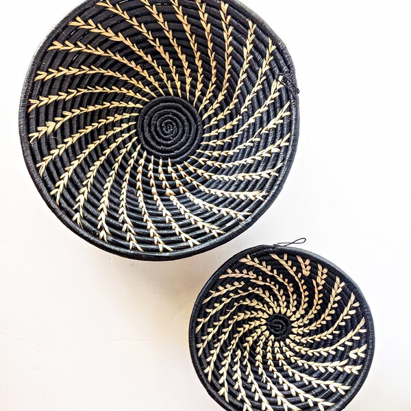African Raffia Baskets - Etsy