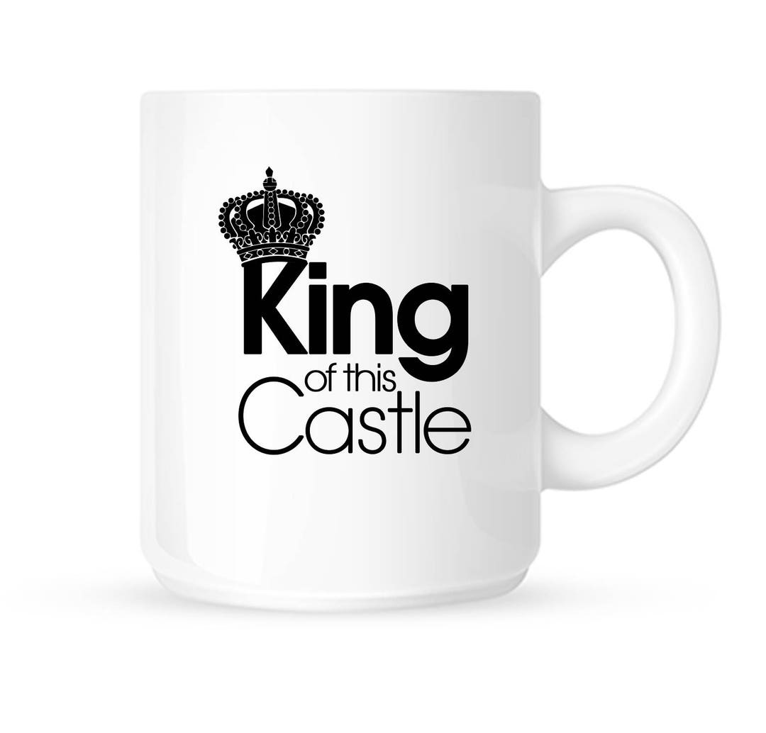 King and Queen of This Castle Coffee Mugs: 11 Oz Ceramic - Etsy