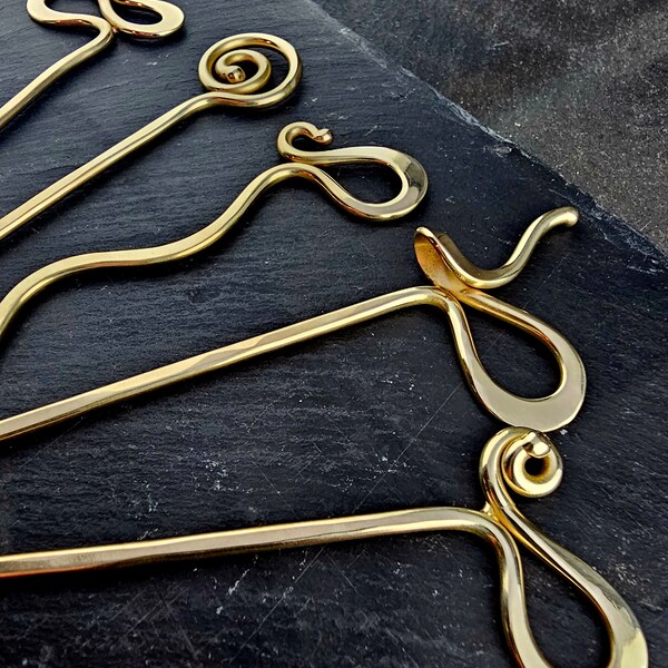 Forged Hair Stick Etsy