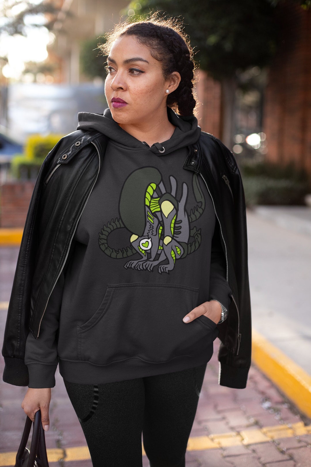 Xenomorph Hoodie (black Xenomorph) Xenomorph Alien, Xenomorph Art ...