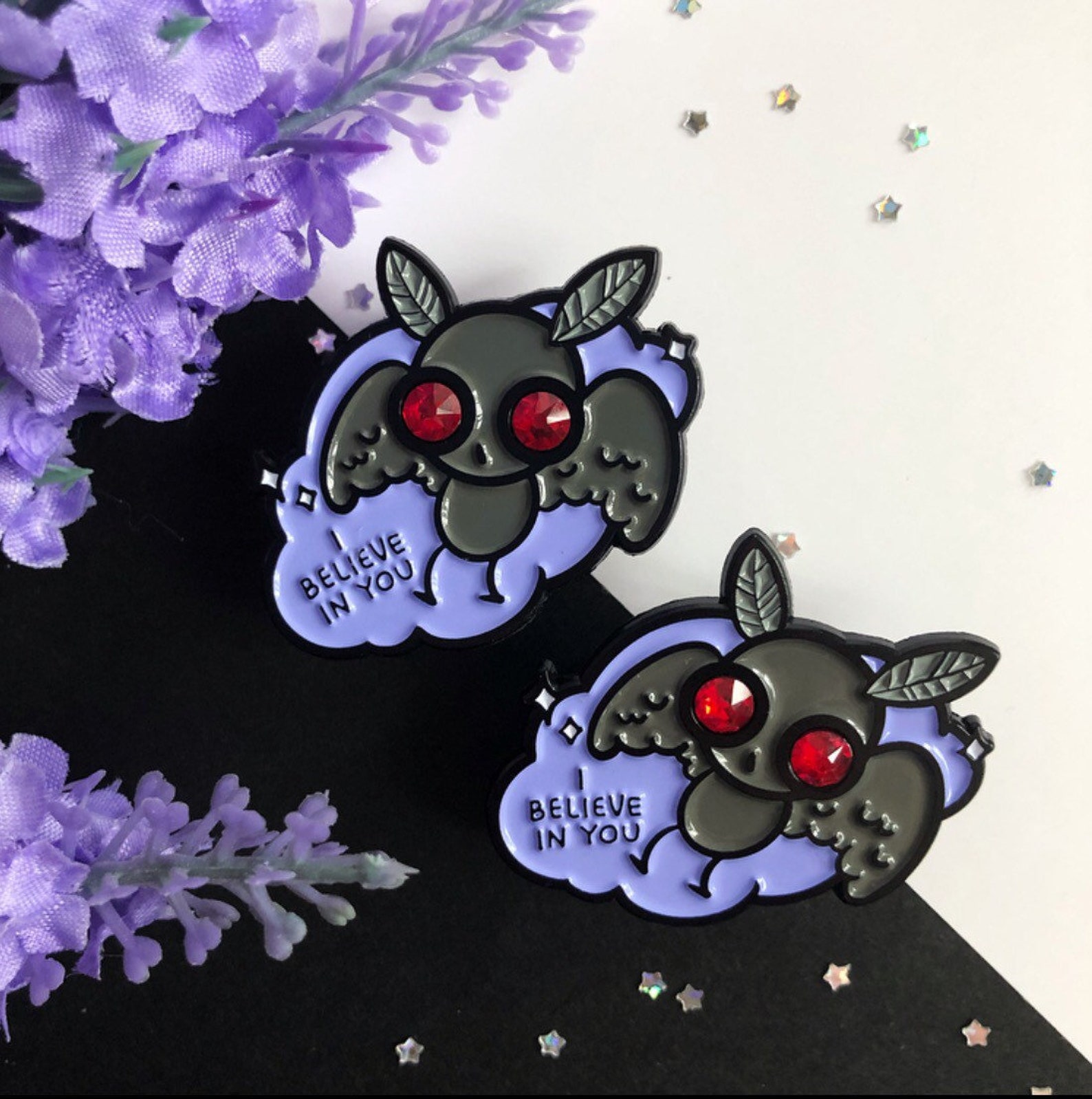 Mothman Pin Mothman Cryptid Cryptid Pin | Etsy