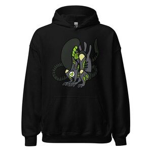 Xenomorph Hoodie (black Xenomorph) Xenomorph Alien, Xenomorph Art ...