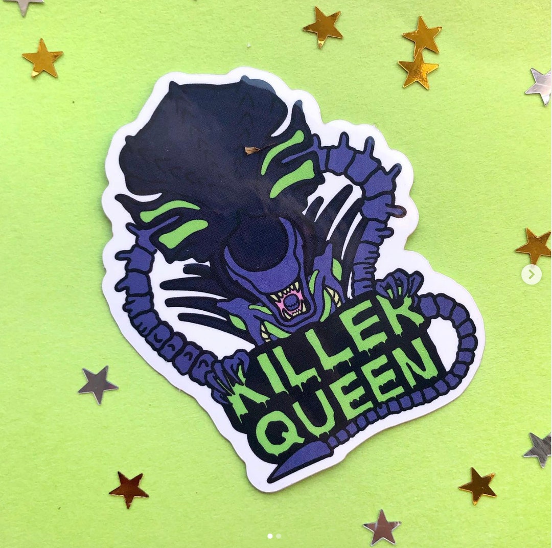 Xenomorph Vinyl Sticker, Xenomorph Alien, Xenomorph Decal - Etsy
