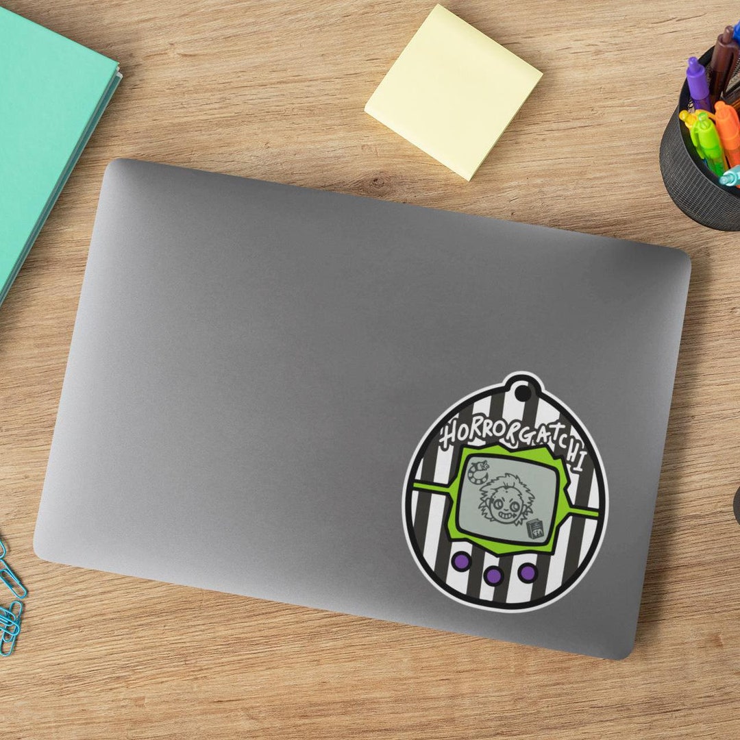 Beetlejuice Horrorgatchi Sticker - Horror Stickers, Horror Gifts ...