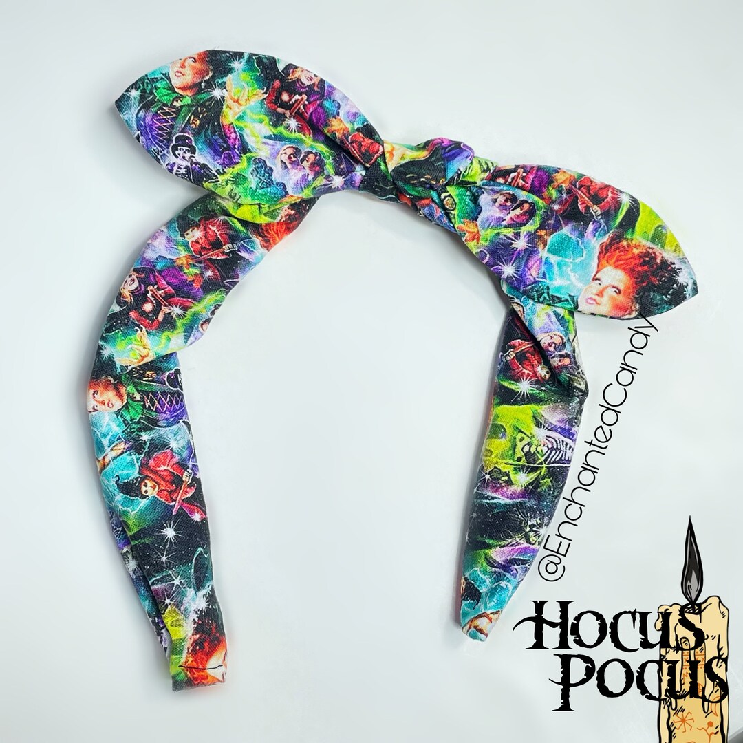 NEW Hocus Pocus Live Action All Hallows Eve Hijinks Halloween Bow Knot ...