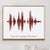 Audiologist Art Print Gift - Sound Wave & Voice Art Poster for ...