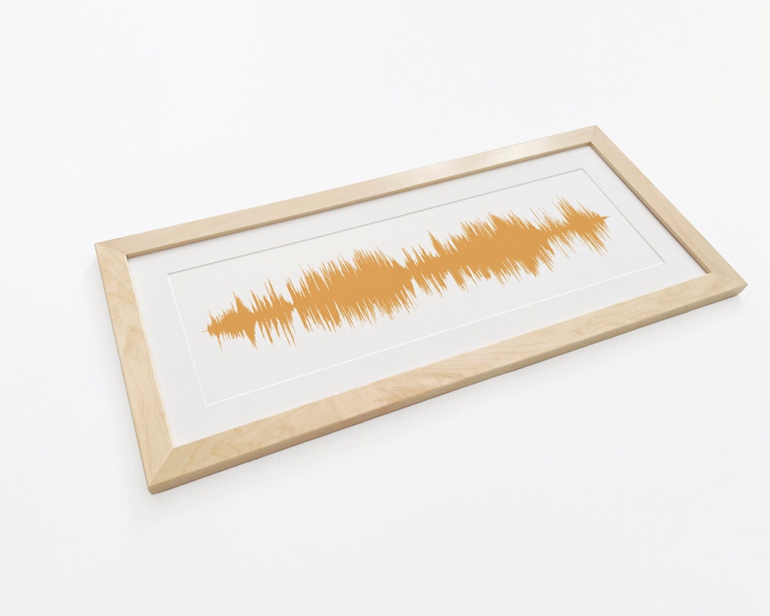 Sound Wave Art - ANY Song - Custom Christmas Gift for Her, Wife ...