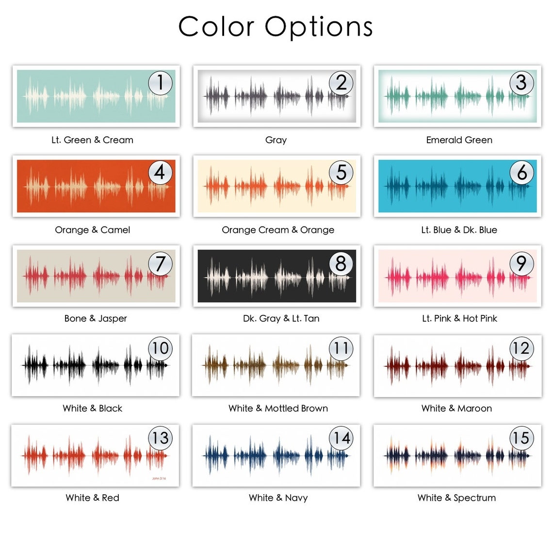 Custom Sound Wave Art Soundwave Gift and Voice Art Print - Etsy