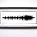 Song Sound Wave Paper Anniversary Gift for Him, Favorite Song in Sound ...