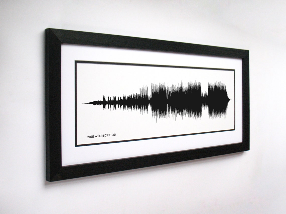 Miss Atomic Bomb Song Lyrics Wall Art Song Lyric Gift Idea - Etsy