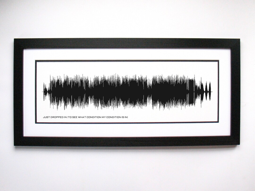 Just Dropped in (to See What My Condition is In) - Song Lyrics Wall Art ...