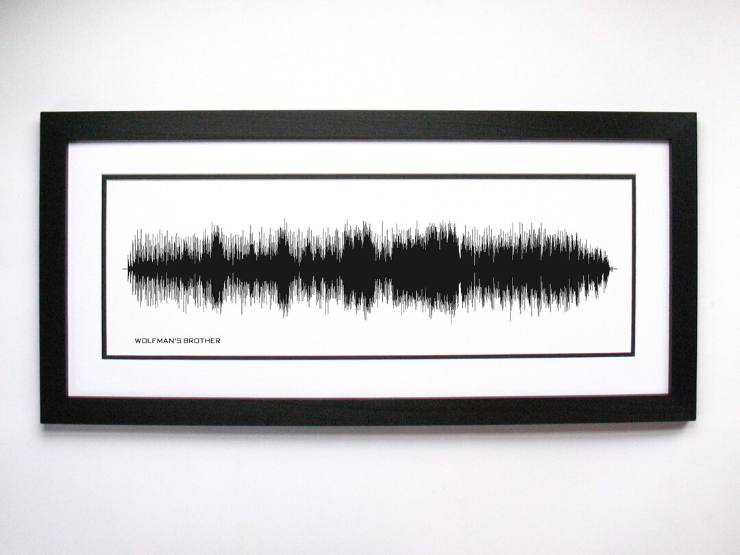 Wolfman's Brother - Song Lyrics Wall Art, Song Lyric Gift Idea, Wolfman ...